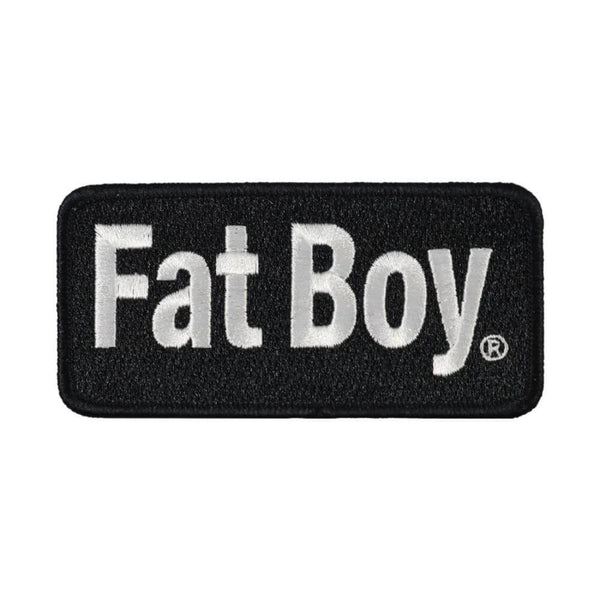 Harley-Davidson 4. Fat Boy Patch Black / White | Maidstone H-D ...