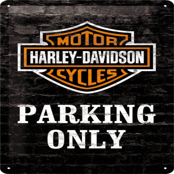 Harley-Davidson Parking only Tin Sign 20cm x 30cm | Maidstone H-D ...