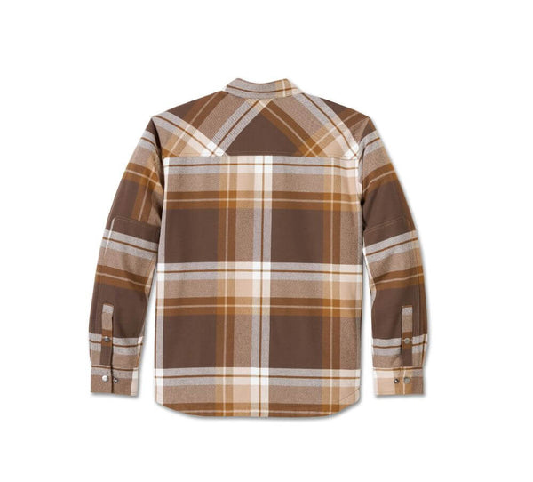 Harley-Davidson In Between The Line Shirt Jacket - Plaid - Java & Toff ...