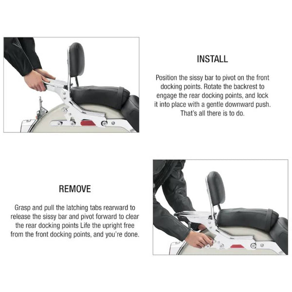 Harley-Davidson HoldFast Sissy Bar Upright Chrome 52300437 – Maidstone ...