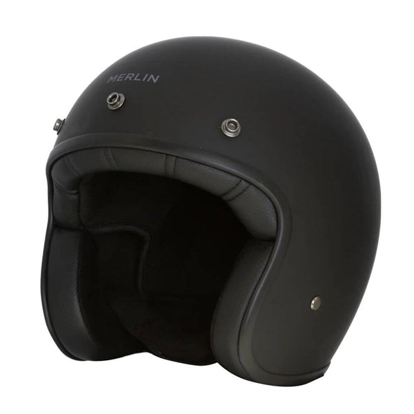 Merlin Blackbird Jet Helmet - Matt Black | Maidstone H-D – Maidstone ...