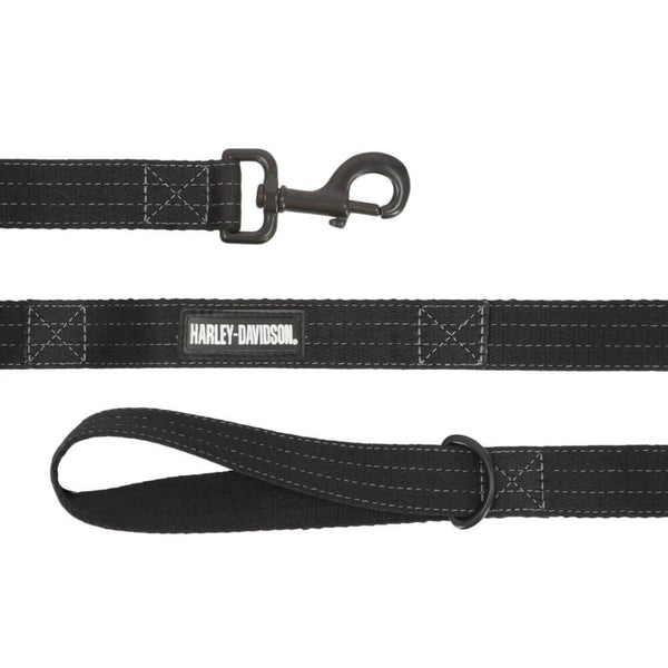 Harley-Davidson Nylon Dog Leash Black - 6' | Maidstone H-D – Maidstone ...
