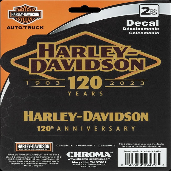 Harley-Davidson 120th Anniversary Logo Decal | Maidstone H-D ...