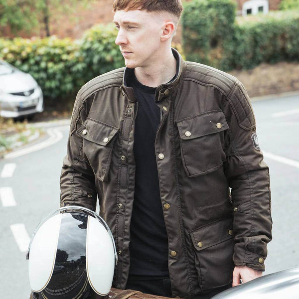 Merlin Tewkesbury D3O Motorcycle Jacket Brown | Maidstone H-D ...
