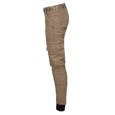 MotoGirl Lara Cargo Beige Trousers – Maidstone Harley-Davidson